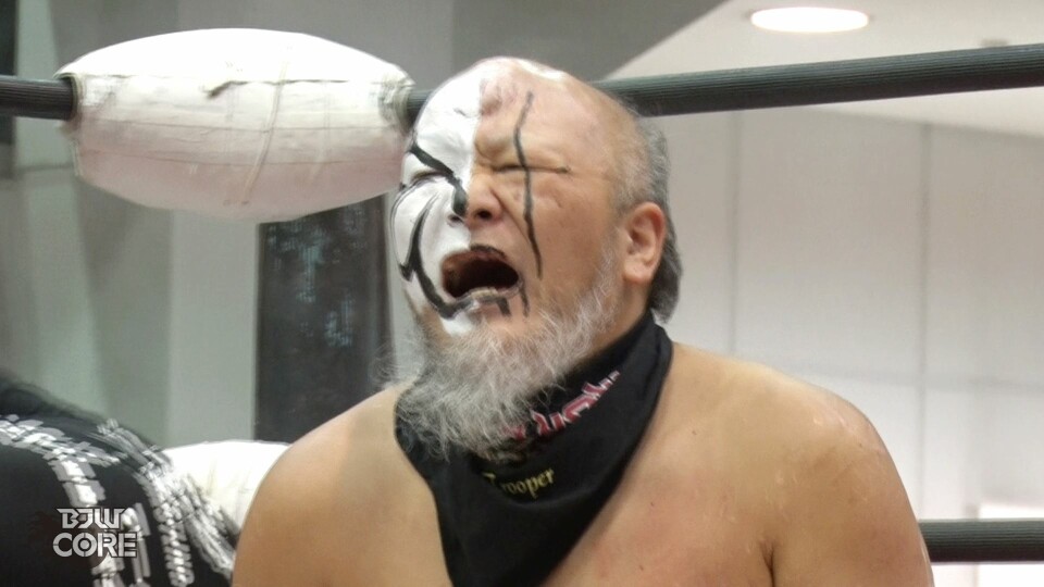 04伊東竜二&"黒天使"沼澤邪鬼 vs 宮本裕向&影山道雄 | BJW CORE