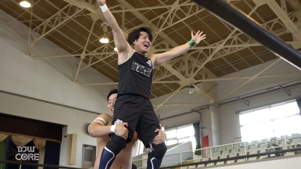 04野村卓矢&橋本和樹 vs チチャリート・翔暉&吉田和正 | BJW CORE