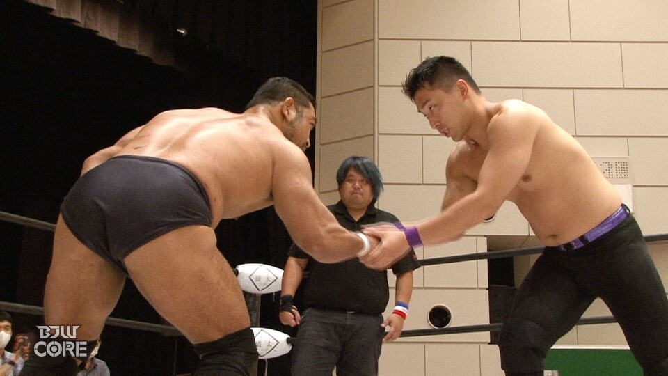 06関本大介 vs 吉田和正 | BJW CORE