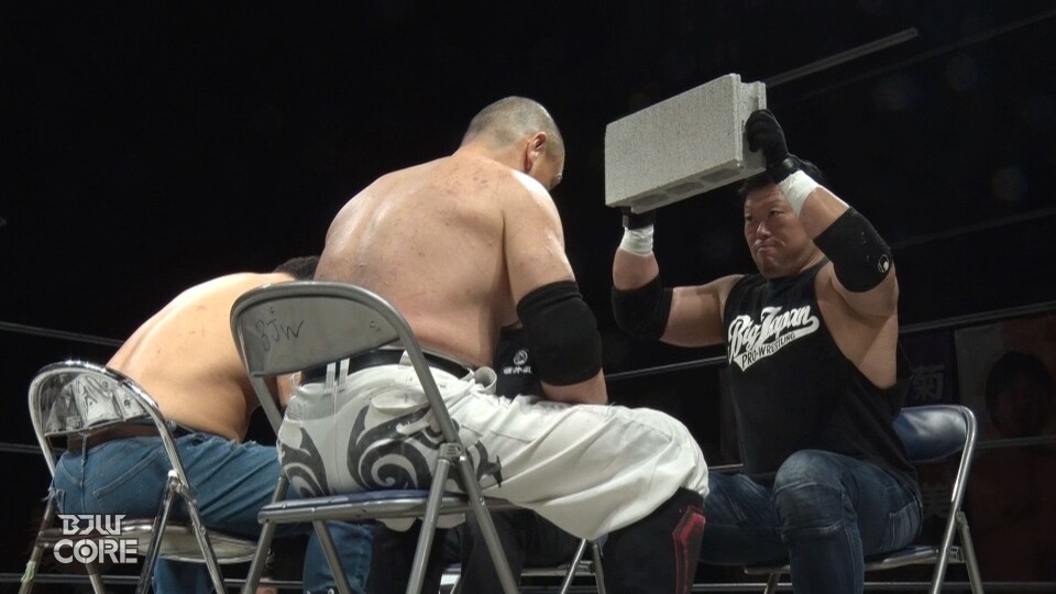 04神谷英慶&星野勘九郎 vs 高橋匡哉&伊東優作 | BJW CORE