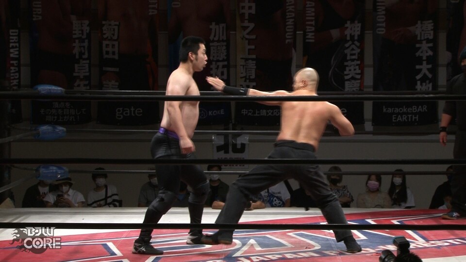 01菊田一美 vs 吉田和正 【 Kazumi Kikuta vs Kazumasa Yoshida 】 | BJW CORE