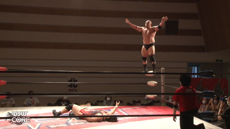04 岡林裕二 vs 兵頭彰 | BJW CORE