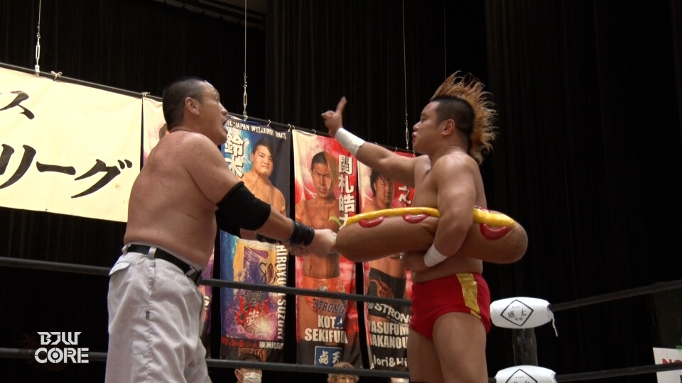 01星野勘九郎 vs 森廣祐基 | BJW CORE