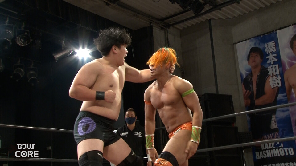 02関札皓太&吉田和正 vs 中之上靖文&橋本和樹 | BJW CORE