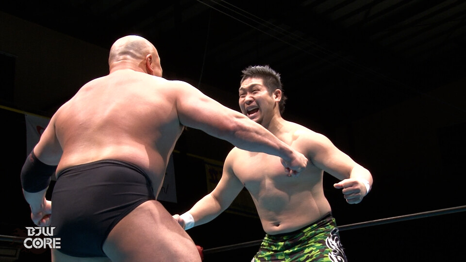 04岡林裕二 vs 谷口弘晃 | BJW CORE