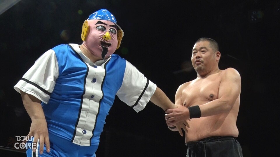 01谷口裕一 vs 菊タロー | BJW CORE