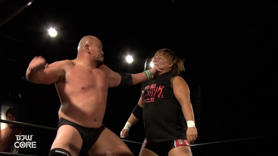 05岡林裕二 vs 高井憲吾&怨霊&星野勘九郎 | BJW CORE