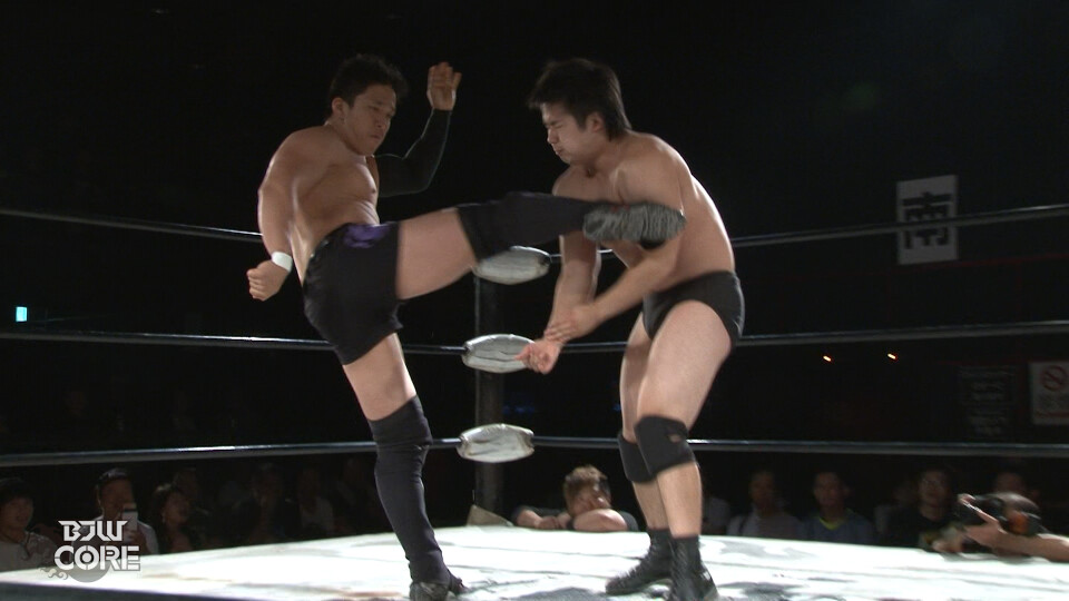 01 谷口裕一&橋本和樹 vs 石川勇希&佐藤孝亮 | BJW CORE