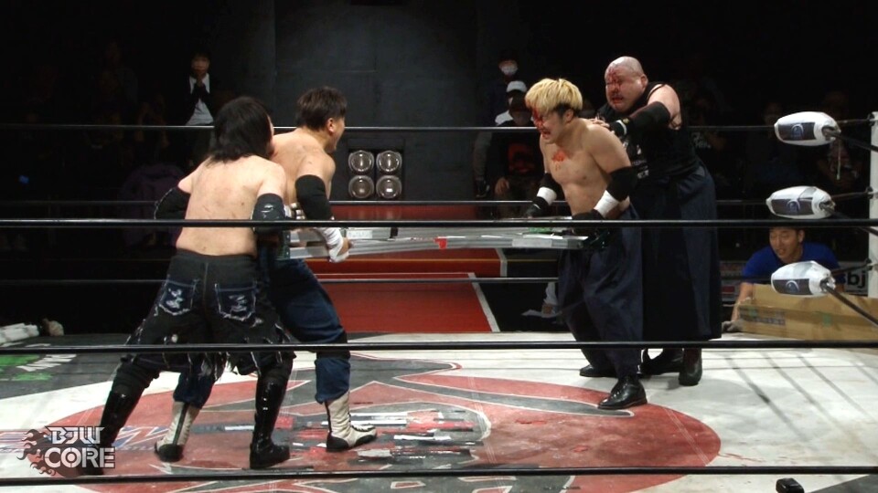 05神谷英慶&木髙イサミ vs アブドーラ・小林&若松大樹 | BJW CORE
