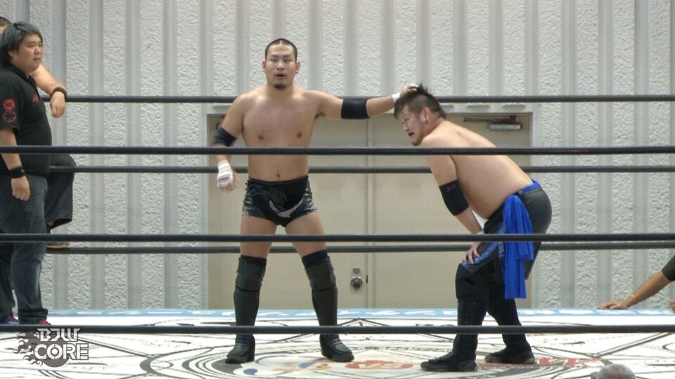 01阿部史典&谷口裕一 vs 橋本大地&橋本和樹 | BJW CORE