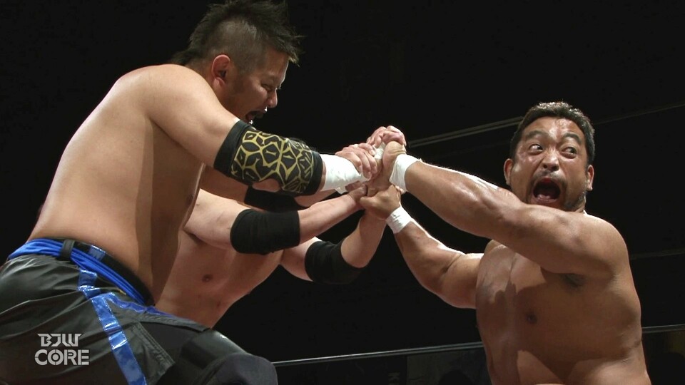 01 関本大介 vs 橋本大地 vs 神谷英慶 | BJW CORE