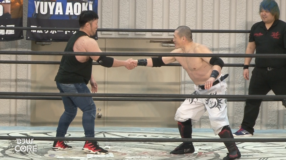 01星野勘九郎 vs 高橋匡哉 | BJW CORE