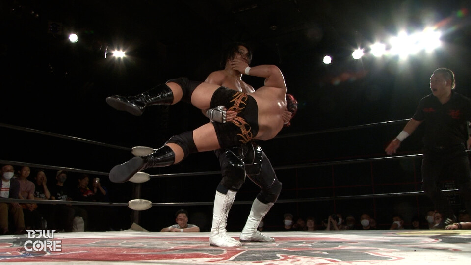 04青木優也&中之上靖文&橋本大地 vs 大門寺崇&鈴木敬喜&加藤拓歩 | BJW CORE