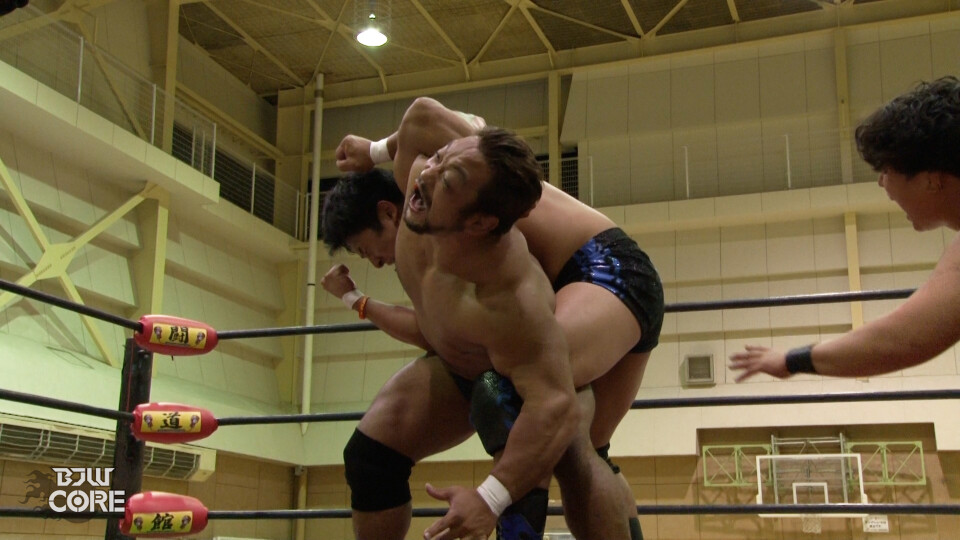 05中之上靖文&青木優也 vs 関本大介&橋本和樹 | BJW CORE
