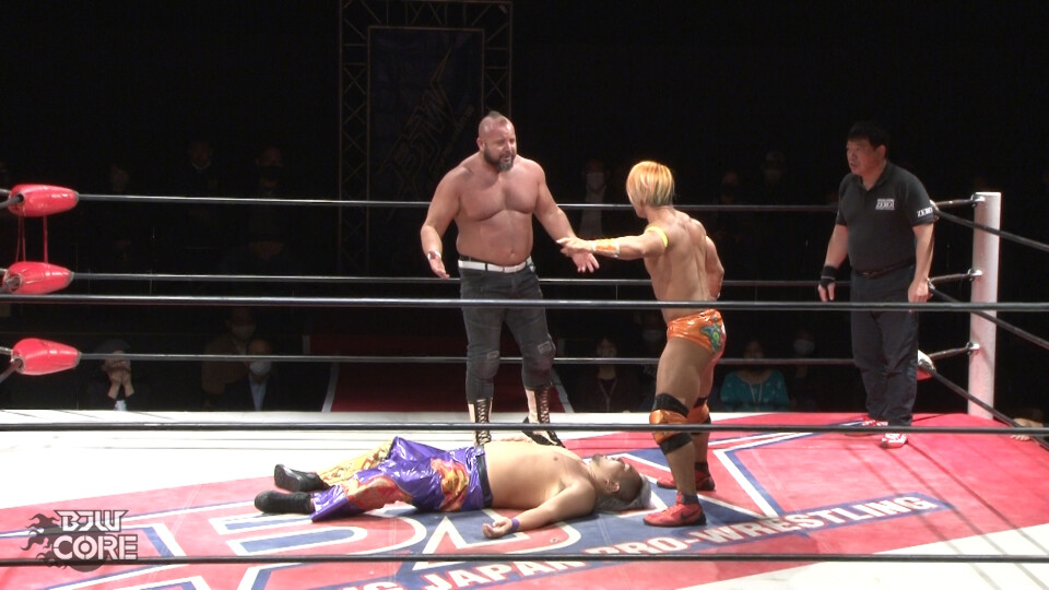 04中之上靖文&菅原拓也 vs ハートリー･ジャクソン&関札皓太【Yasufumi Nakanoue & Takuya Sugawara vs ...