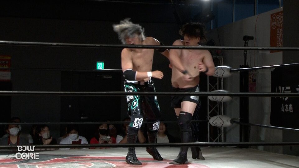 01橋本和樹 vs 秦野友貴 | BJW CORE