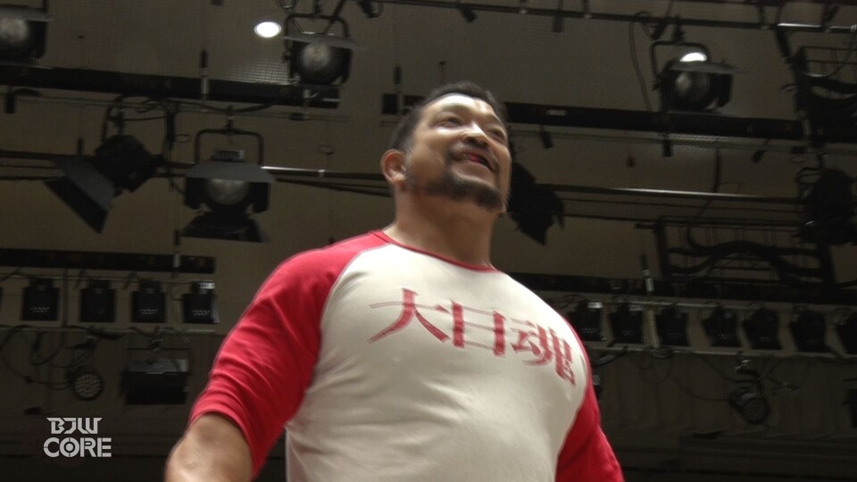 02関本大介&大門寺崇 vs レッカ&マリー・ハナ | BJW CORE