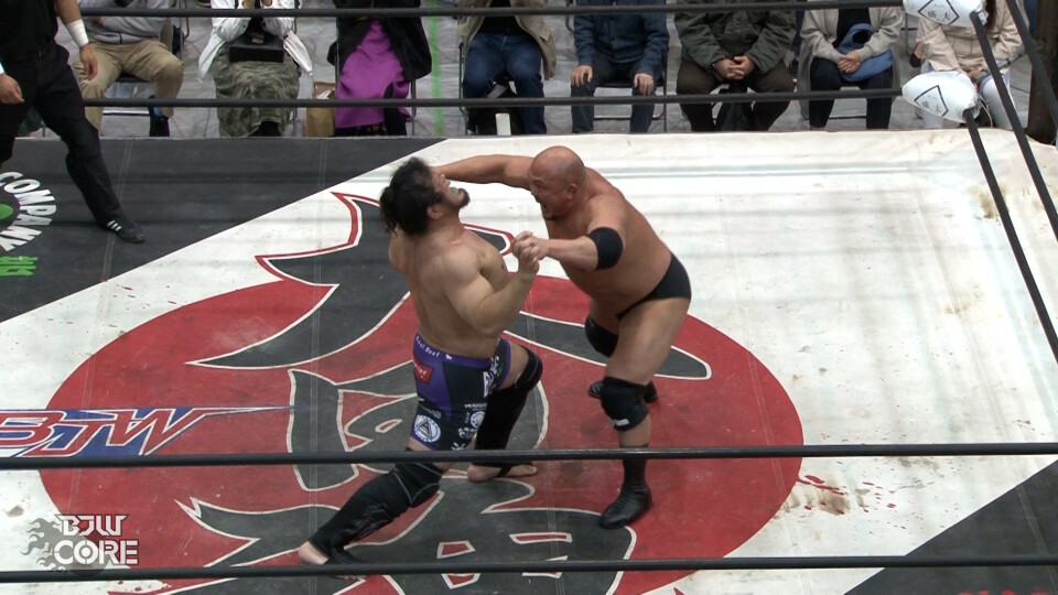 04岡林裕二&橋本大地 vs 関本大介&関根シュレック秀樹 | BJW CORE