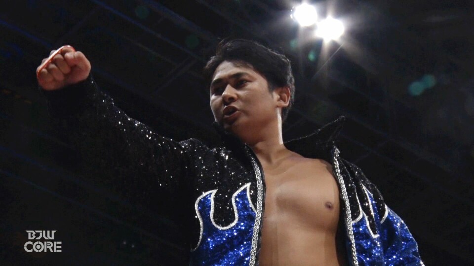 01橋本和樹 vs 青木優也 | BJW CORE