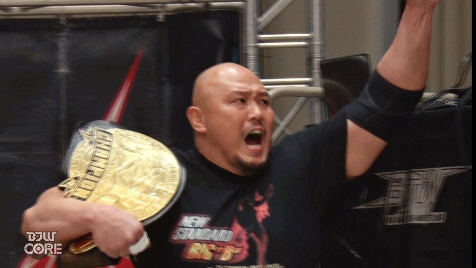 04岡林裕二＆関本大介&橋本和樹 vs 中之上靖文＆浜亮太&青木優也 | BJW CORE