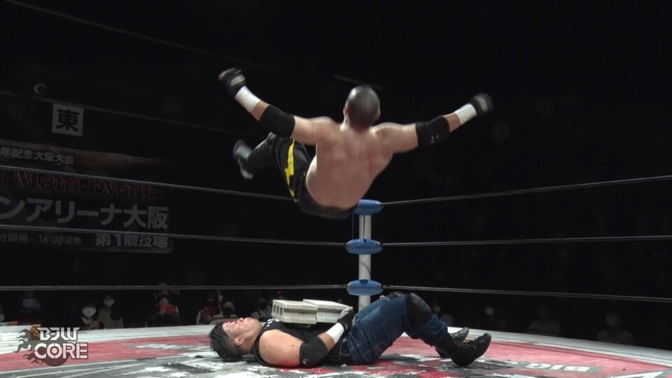 03 星野勘九郎 vs 高橋匡哉【Kankuro Hoshino vs Masaya Takahashi】 | BJW CORE