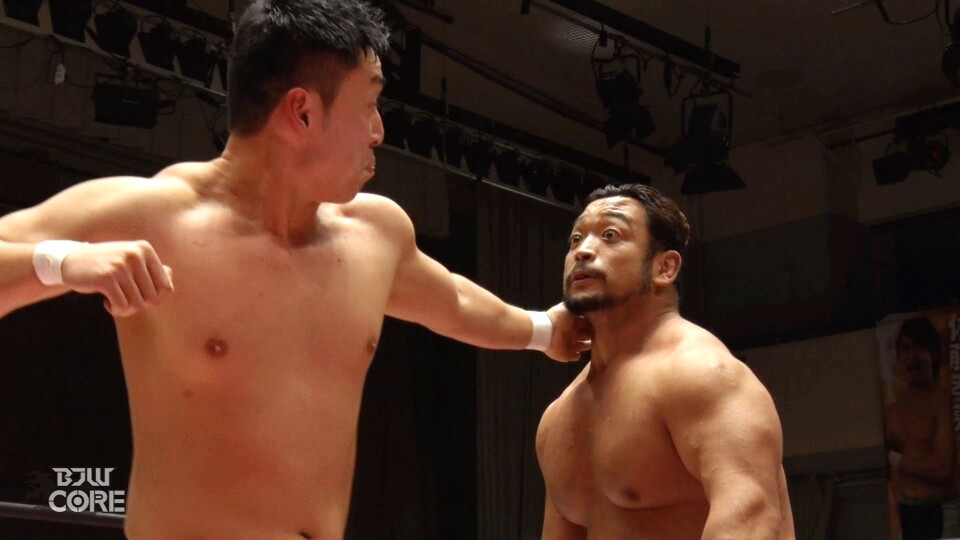 01関本大介 vs 吉田和正 | BJW CORE
