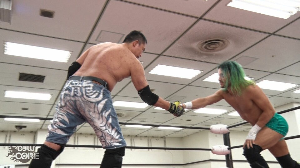 04伊東竜二&星野勘九郎 vs ドリュー・パーカー&石川勇希【Ryuji Ito & Kankuro Hoshino vs Drew Parker & Yuki Ishikawa】 | BJW ...