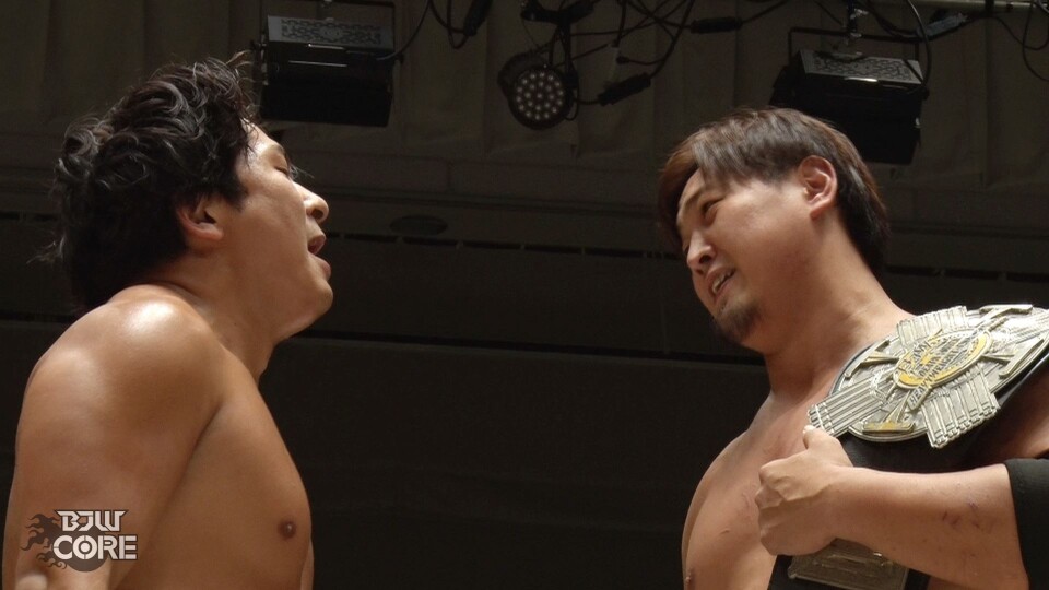 04青木優也&中之上靖文&浜亮太 vs 神谷英慶&橋本大地&吉田和正 | BJW CORE