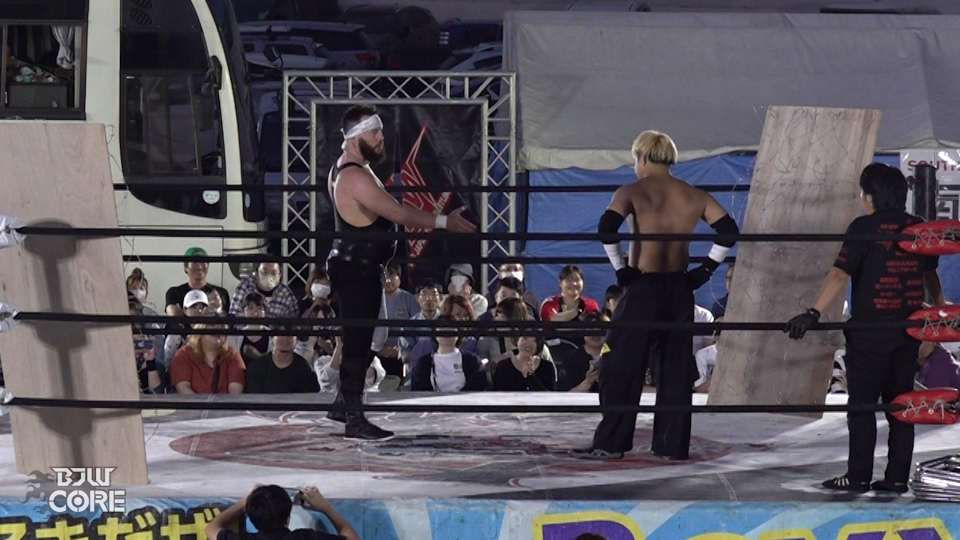 04若松大樹 vs デイル・パトリックス | BJW CORE